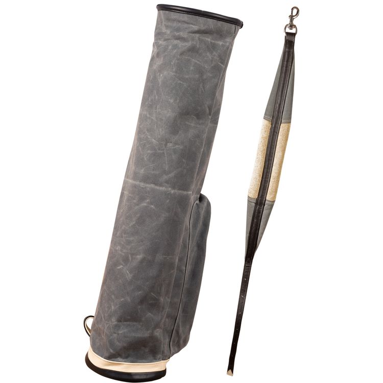 MacKenzie X TrendyGolf Golf Bags Waxed Canvas Original Walker Charcoal ...